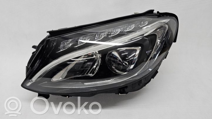 A2059062504 MERCEDES C-KLASA W205 LAMPA PRZÓD PRAWA LEWA FULL LED ...