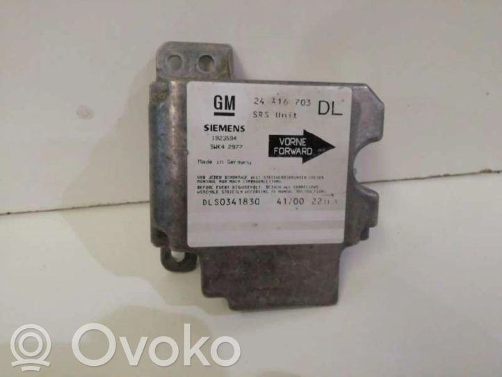 24416703DL Opel Astra G Airbag control unit/module, 22.91 € | RRR