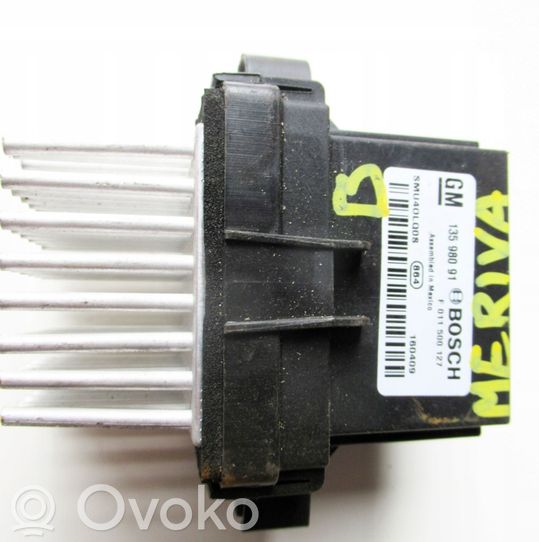 13598091 Opel Meriva B Heater blower motor/fan resistor, 5.24 € | RRR