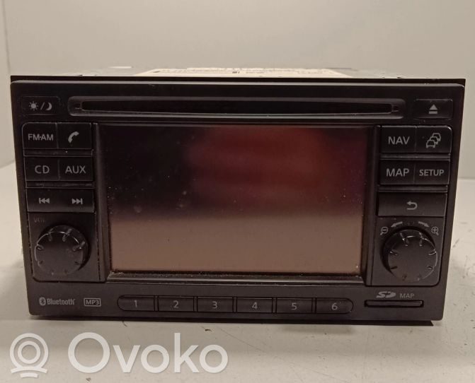 25915BH30E Nissan Qashqai Unité principale radio / CD / DVD / GPS, 100. ...