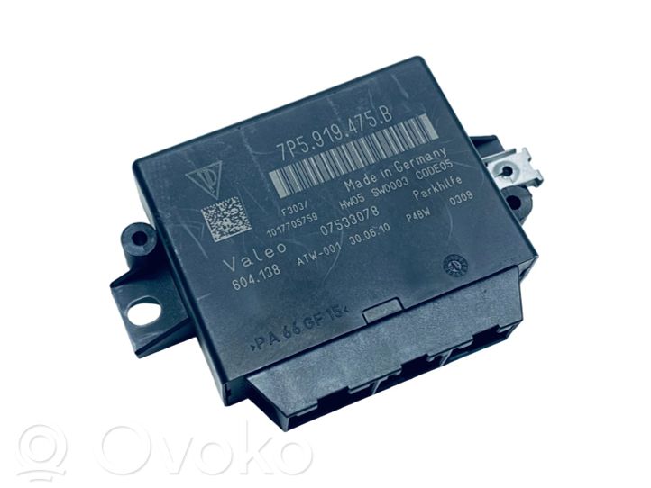 95861804200 Porsche Cayenne (92A) Parking PDC control unit/module, 57. ...