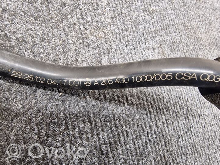 A2054301000 Mercedes-Benz C W205 Tuyau sous vide, 18.00 € | OVOKO