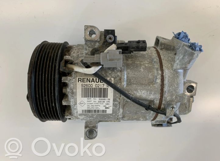 926000217R Renault Clio IV Air conditioning (A/C) compressor (pump ...