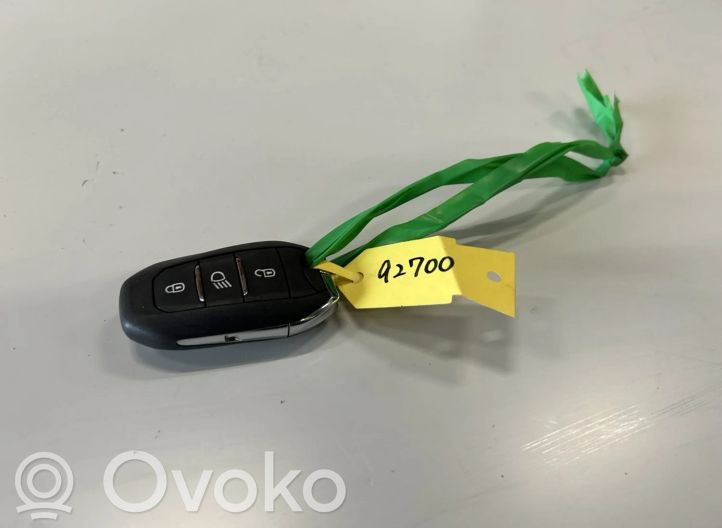 98281201ZD Citroen Berlingo Ignition key/card, 22.80 € | RRR