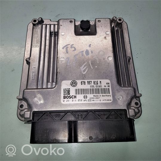 070997016M Volkswagen Transporter - Caravelle T5 Engine control unit ...