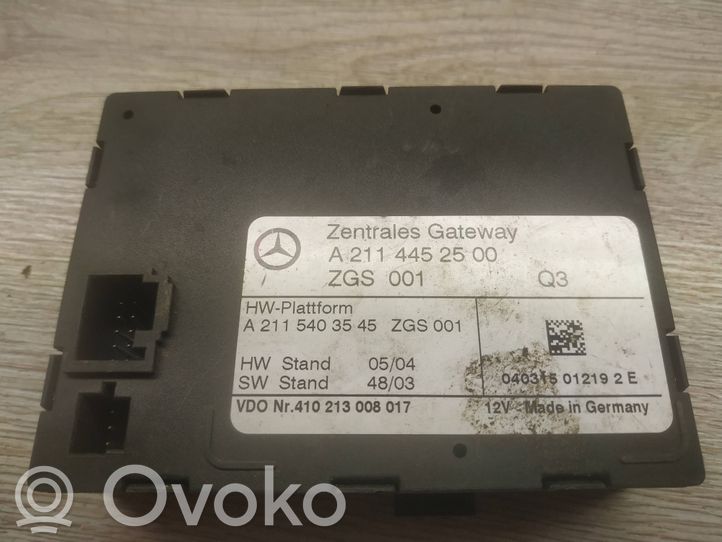 A2114452500 Mercedes-Benz E W212 Gateway control module, 19.99 € | RRR