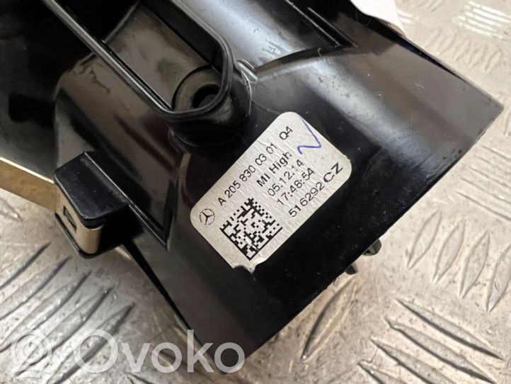 A2058300301 Mercedes-Benz C W205 Dashboard side air vent grill/cover ...