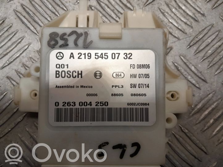 A2195450732 Mercedes-Benz CLS C219 Unité de commande, module PDC aide au stationnement, 13.10 ...