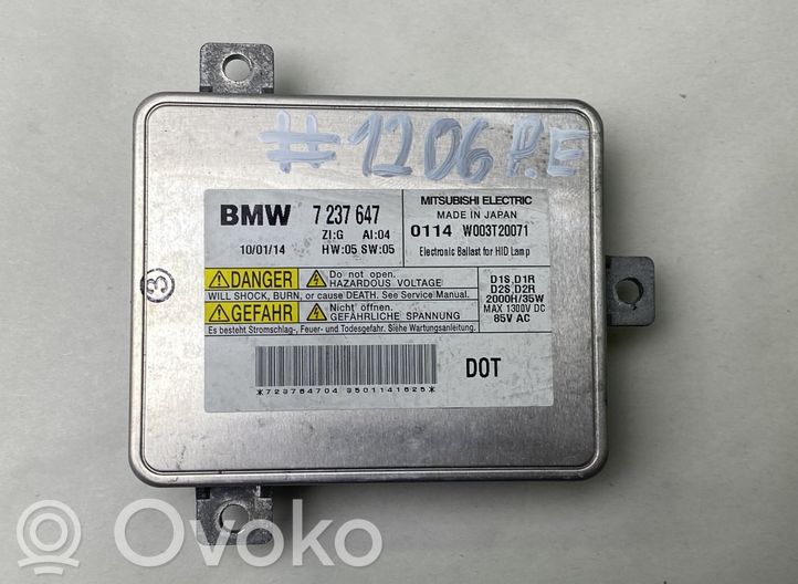 7237647 BMW 3 E90 E91 Unité de commande / module Xénon, 91.20 € | OVOKO