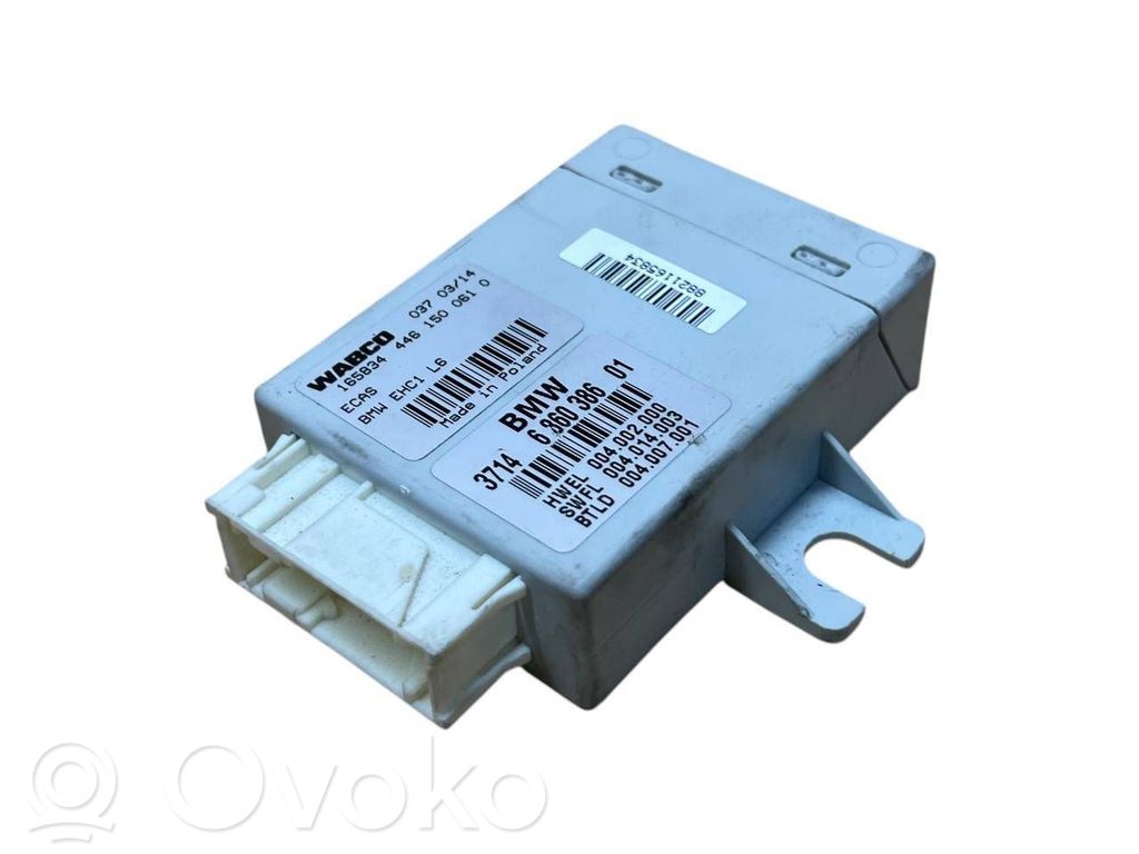 6860386 BMW 5 F10 F11 Ilmajousituksen ohjainlaite/moduuli, takana, 6,00 ...