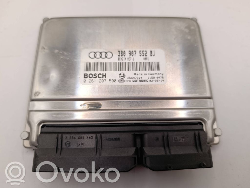 3B0907552BJ Audi A6 S6 C5 4B Calculateur moteur ECU, 16,47 € | OVOKO