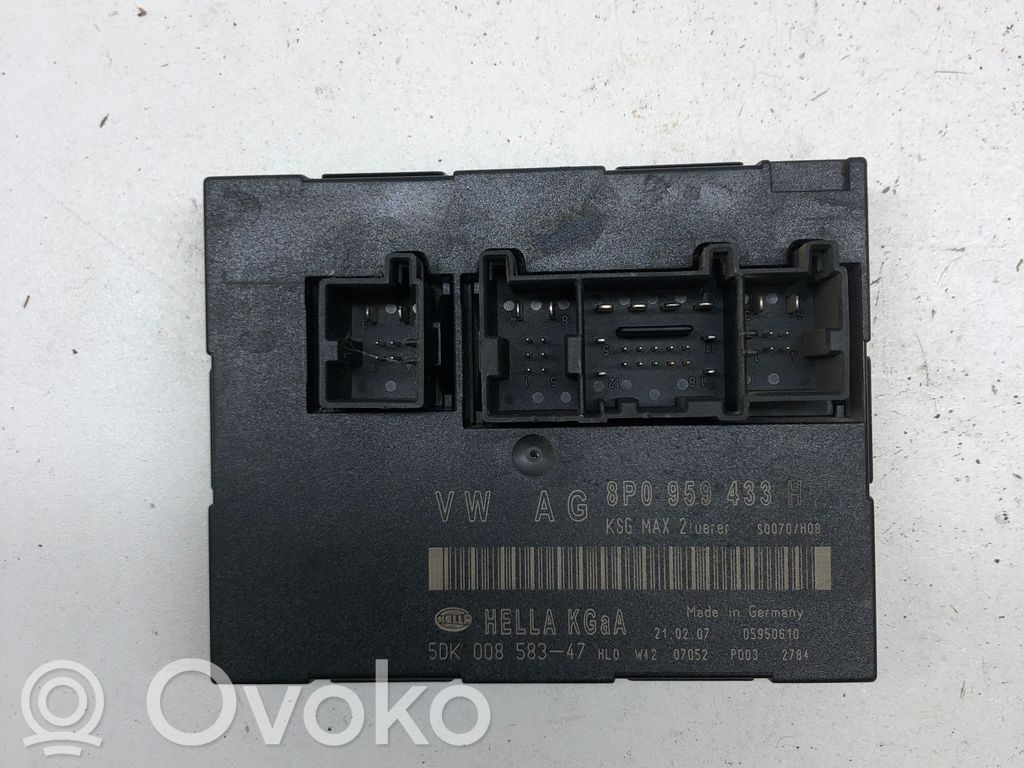 8P0959433H Audi A3 S3 A3 Sportback 8P Module confort, 19,99 € | OVOKO