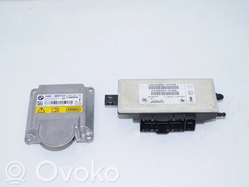 9253637 BMW 5 F10 F11 Module de contrôle airbag, 5,00 € | OVOKO
