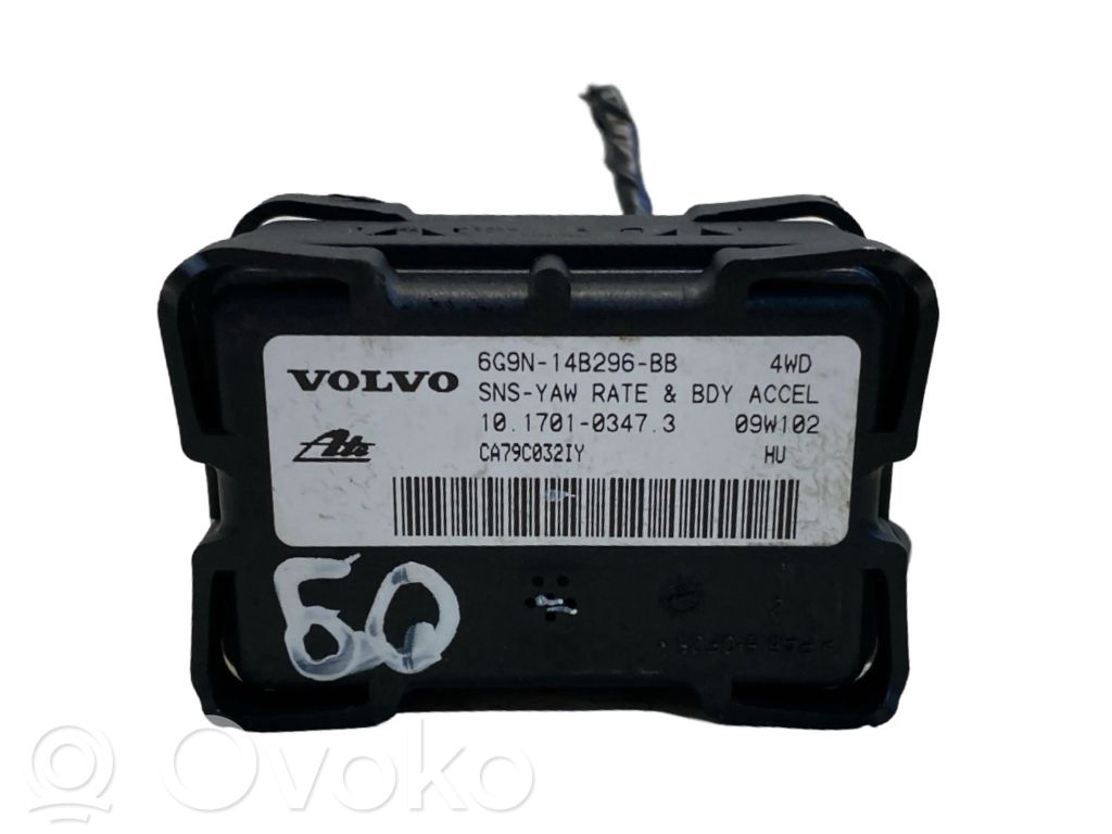 6G9N14B296BB Volvo XC70 ESP acceleration yaw rate sensor, €20.00 | RRR