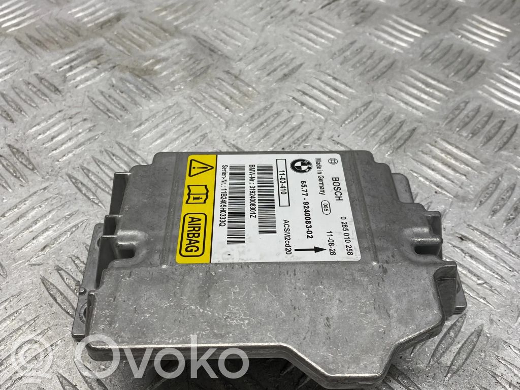 9240083 BMW X5 E70 Module de contrôle airbag, 20,00 € | OVOKO