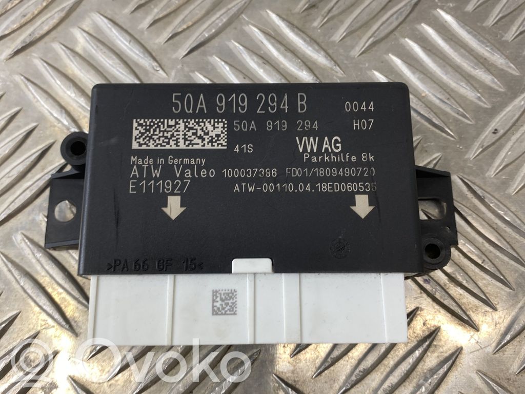 5QA919294B Skoda Octavia Mk3 (5E) Pysäköintitutkan (PCD) ohjainlaite/moduuli, 50,00 € | OVOKO