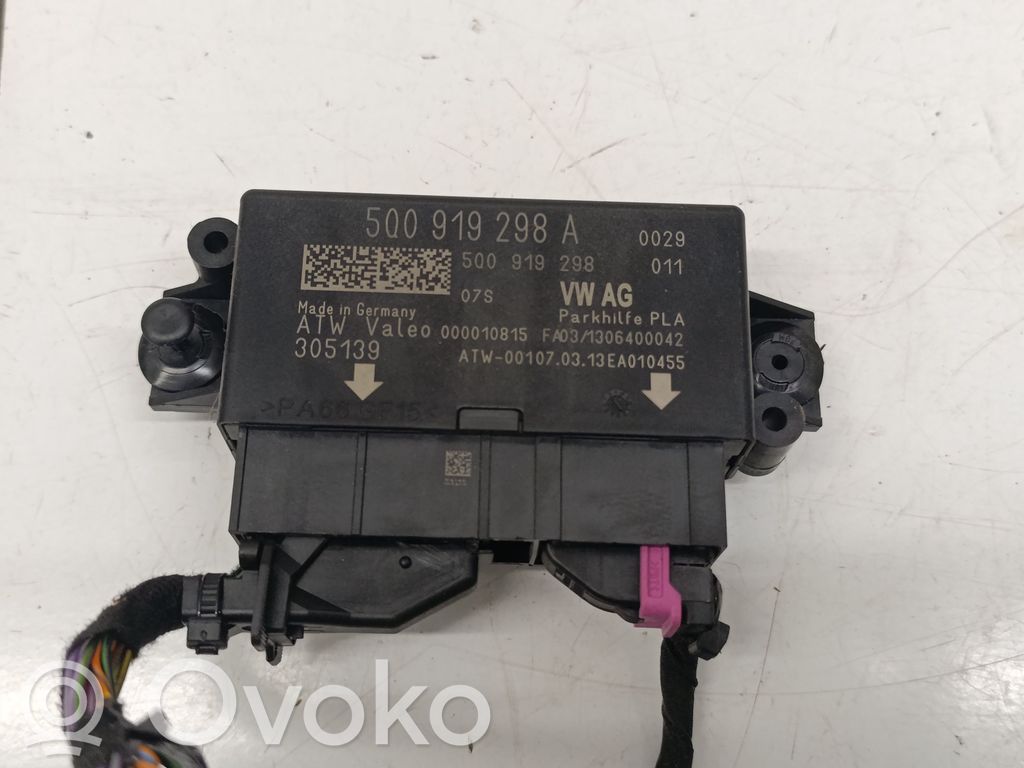 5Q0919298A Volkswagen Golf VII Unité de commande, module PDC aide au ...