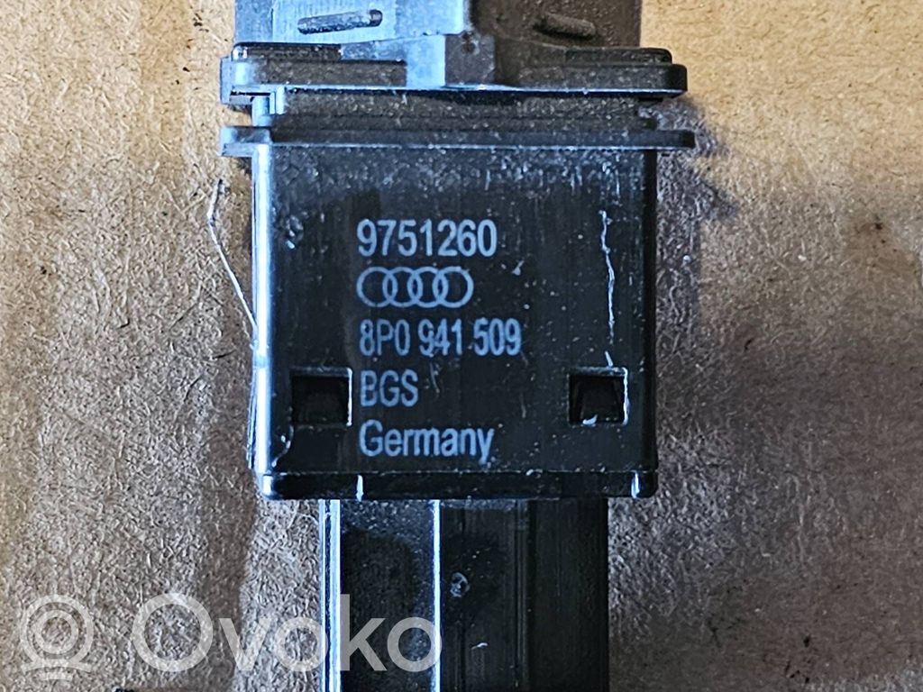 8P0941509 Audi A3 S3 A3 Sportback 8P Hazard light switch, €4.00 | RRR