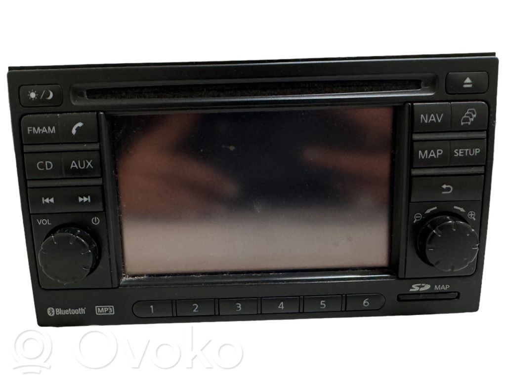 7612830076 Nissan Qashqai Unité principale radio / CD / DVD / GPS, 117 ...