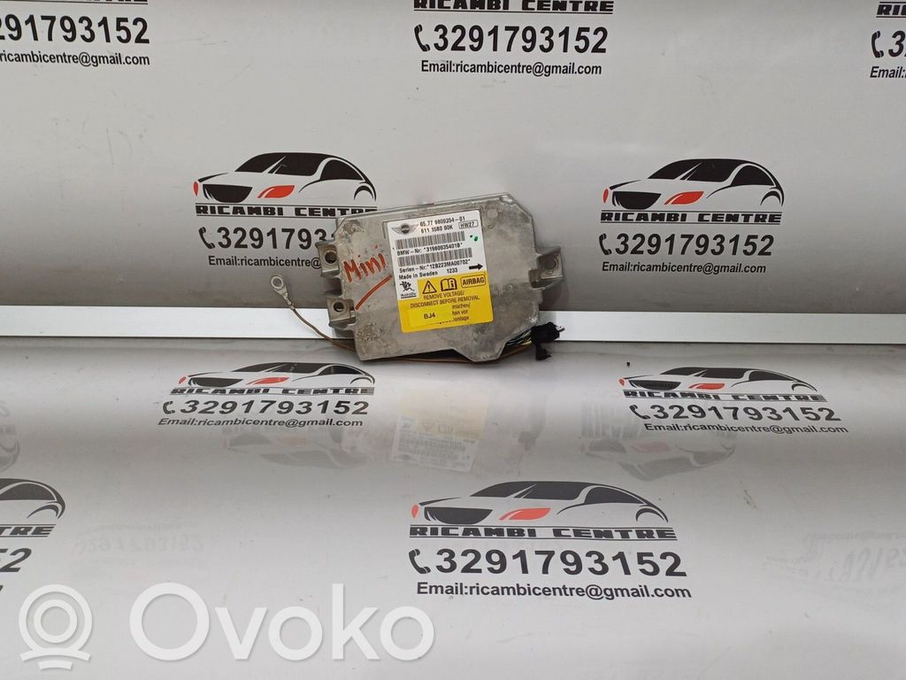 65773428715 Mini One - Cooper Coupe R56 Module de contrôle airbag, 55 ...