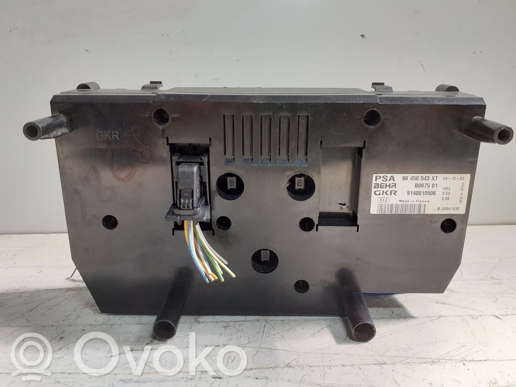 96450543XT Citroen Xsara Picasso Unité de contrôle climatique, 33,97 ...