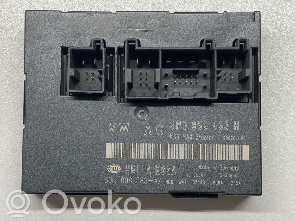 8P0959433H Audi A3 S3 A3 Sportback 8P Module confort, 19,99 € | OVOKO