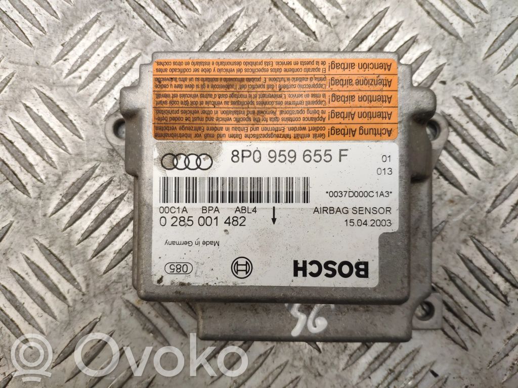 8P0959655F Audi A3 S3 8P Module de contrôle airbag, 3,53 € | OVOKO