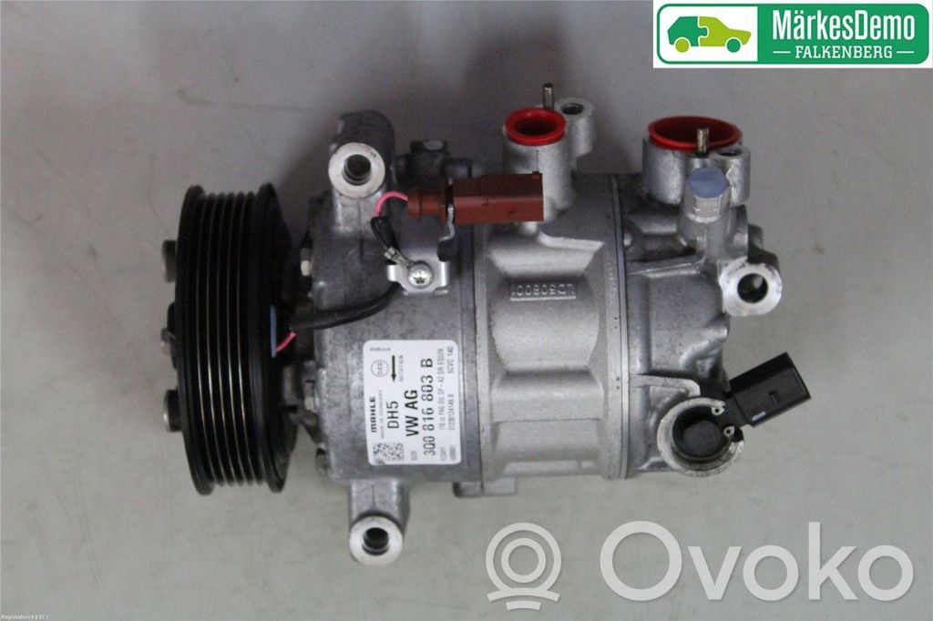 3Q0816803B Skoda Octavia Mk3 (5E) Air conditioning (A/C) compressor ...
