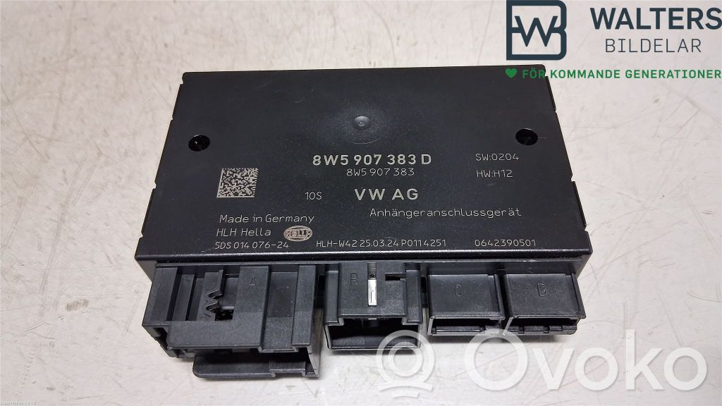 8W5907383D Audi A6 S6 C8 4K Centralina/modulo rimorchio barra di traino ...