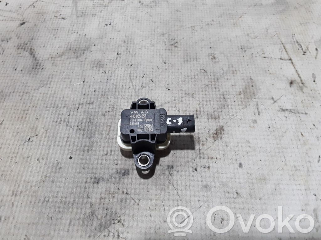 4H0955557 Audi A6 S6 C7 4G Capteur de collision / impact de déploiement ...