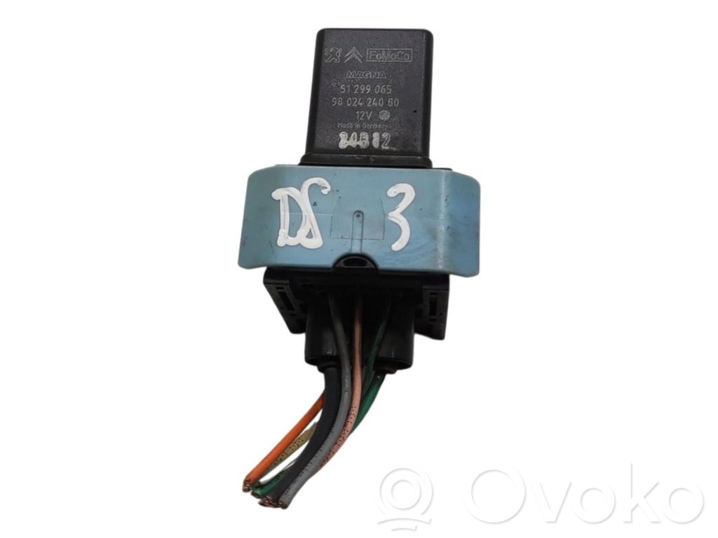 9802424080 Citroen DS3 Glow plug pre-heat relay, €13.76 | RRR