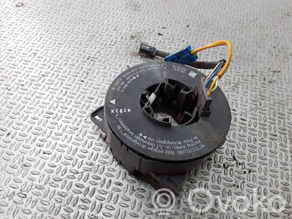 24459850 Opel Meriva A Bague collectrice/contacteur tournant airbag ...