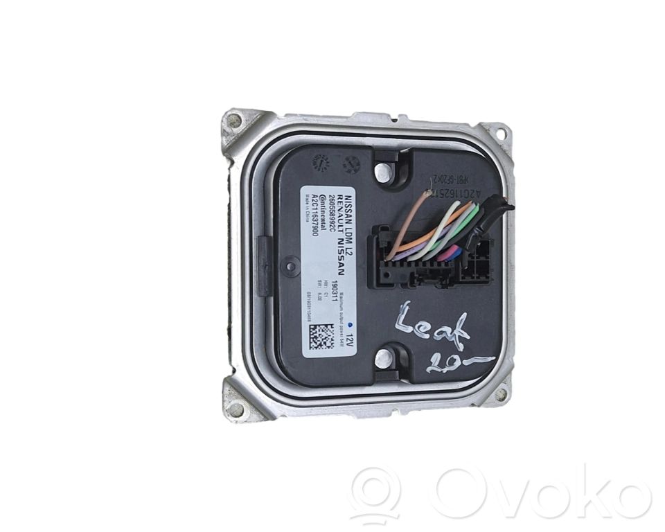 260558992C Nissan Leaf II (ZE1) Žibinto blokelis/ (xenon blokelis), 38 ...