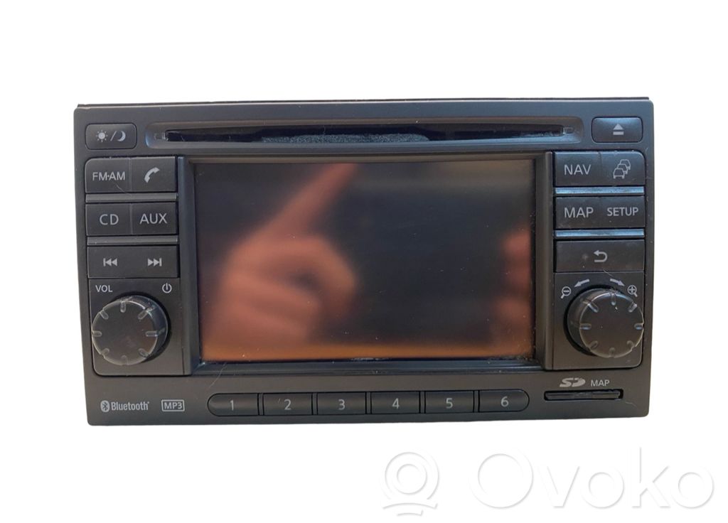 25915BH30E Nissan Qashqai+2 Unité principale radio / CD / DVD / GPS, 99 ...