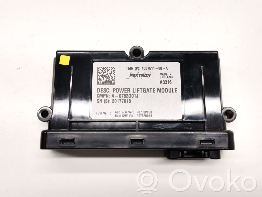 100751100A Tesla Model S Tailgate/trunk control unit/module, €3.98 | RRR