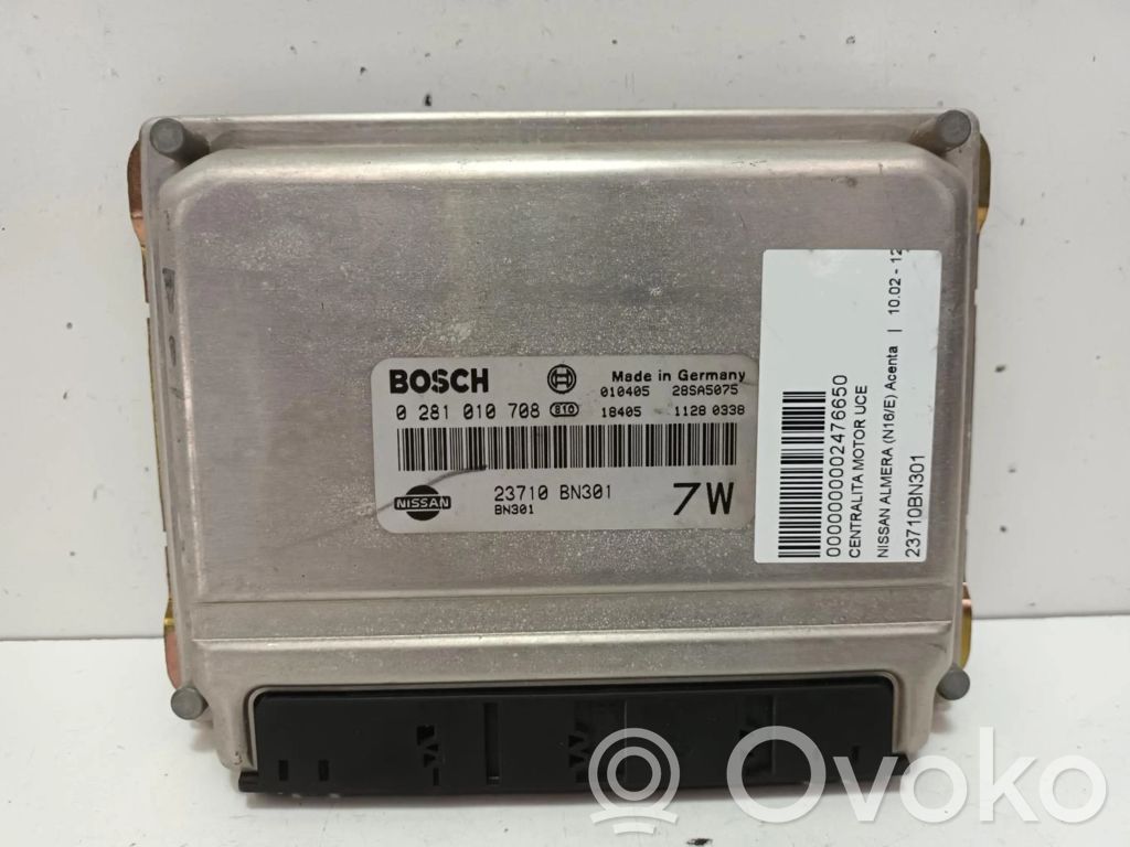 23710BN301 Nissan Almera N16 Engine control unit/module ECU, €66.56 | RRR