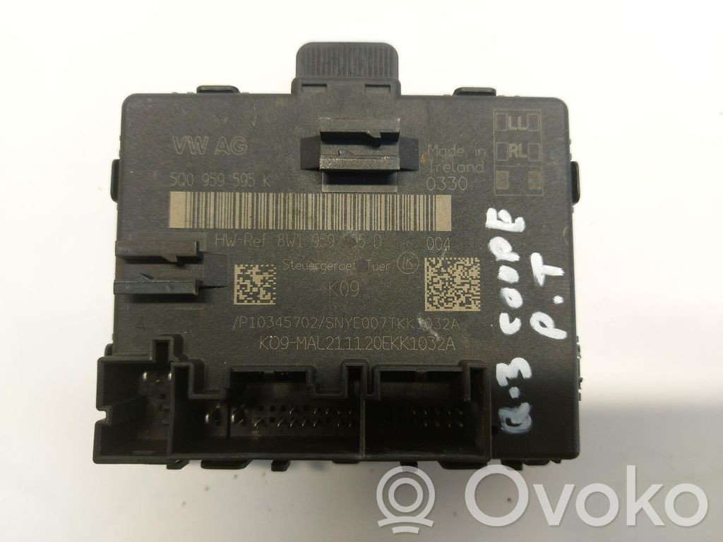 8w1959595d Audi RS Q3 Sportback Unité de commande module de porte, 8,28 ...
