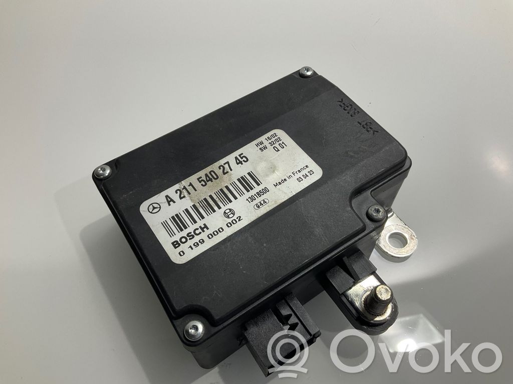A2115402745 Mercedes-Benz E W211 Module de contrôle de batterie, 79,98 ...