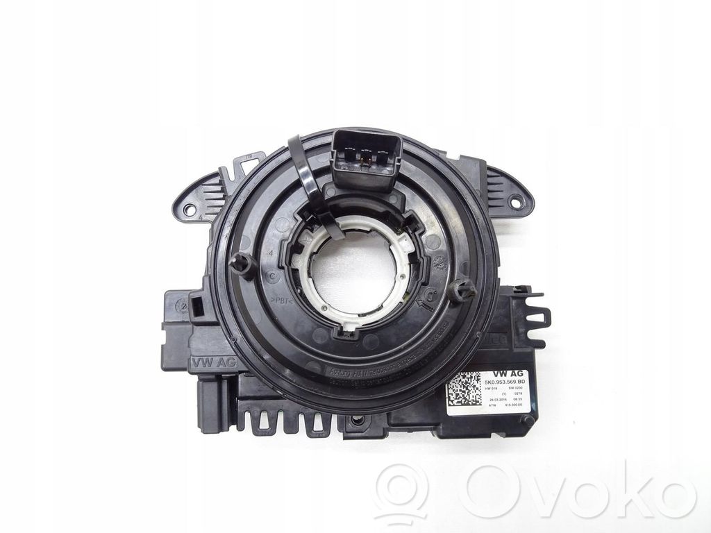 5K0953569BD Audi A1 Bague collectrice/contacteur tournant airbag (bague ...