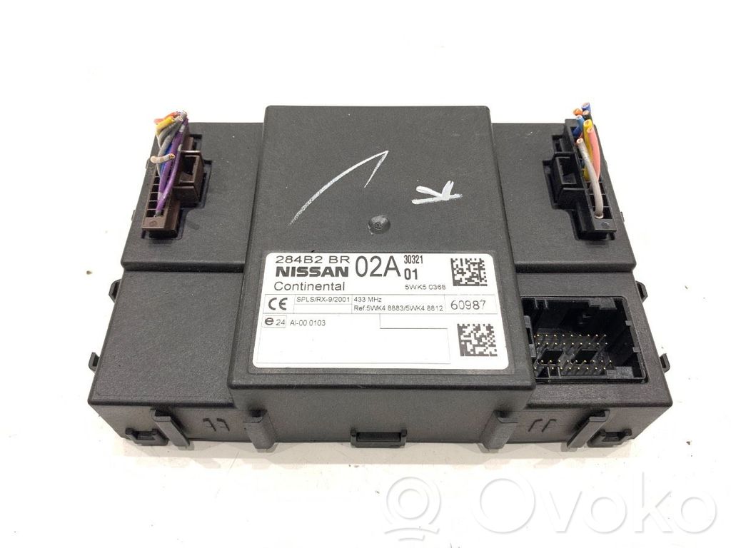 284B2BR02A Nissan Qashqai Module de contrôle carrosserie centrale, 15 ...