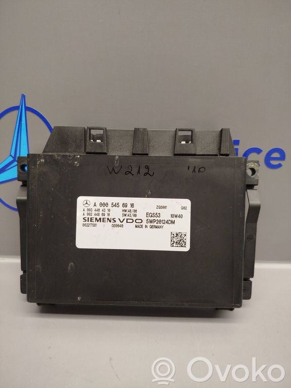 0034464310 Mercedes-Benz E W212 Module de contrôle de boîte de vitesses ...