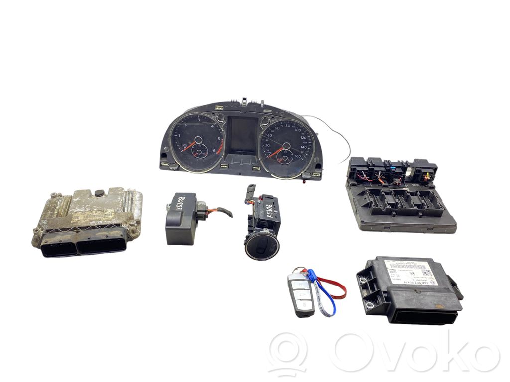 03L907309AE Volkswagen PASSAT B7 Engine ECU kit and lock set, €180.00 | RRR