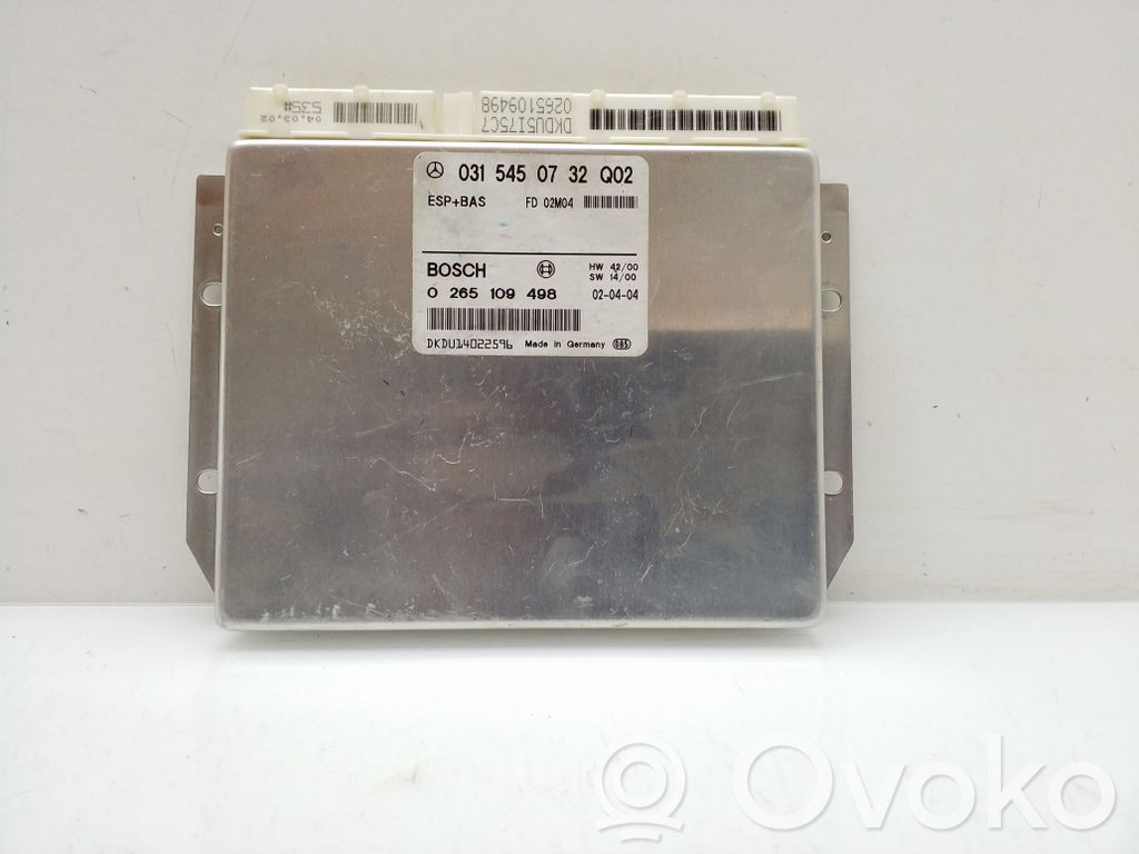 0315450732 Mercedes-Benz E W210 ABS vadības bloks, 10,00 € | RRR