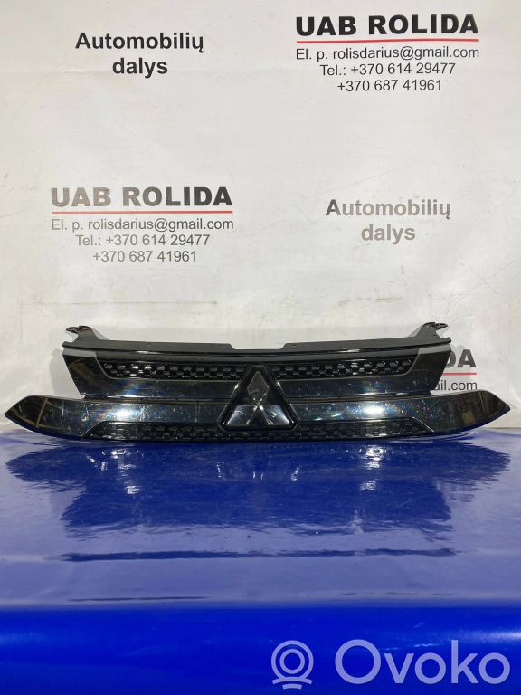 7450B298 Mitsubishi Outlander Grille calandre supérieure de pare-chocs ...