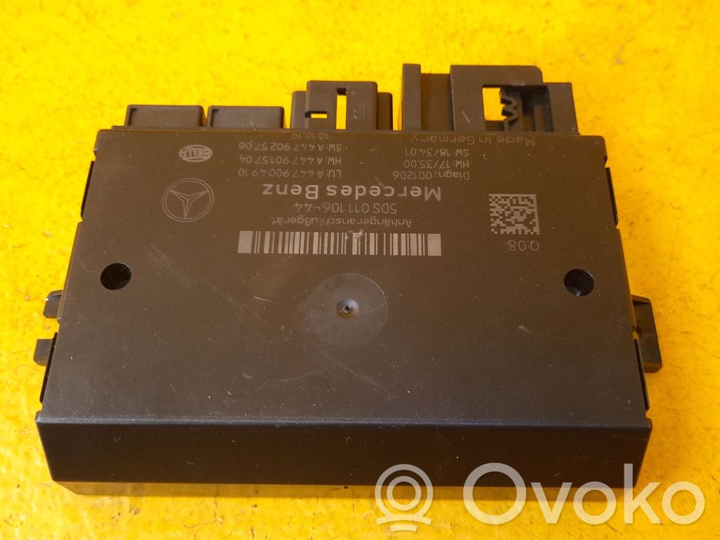 A4479004910 Mercedes-Benz Vito Viano W447 Tow bar trailer control unit ...