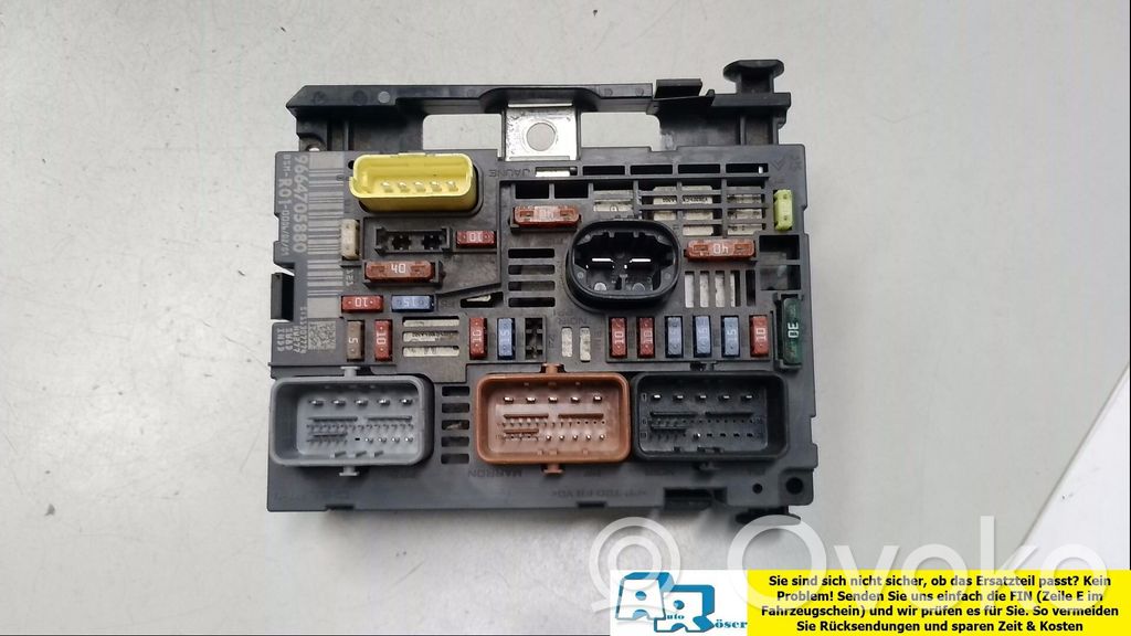 6500FG Citroen C4 I Picasso Boîte à fusibles relais, 80,00 € | OVOKO