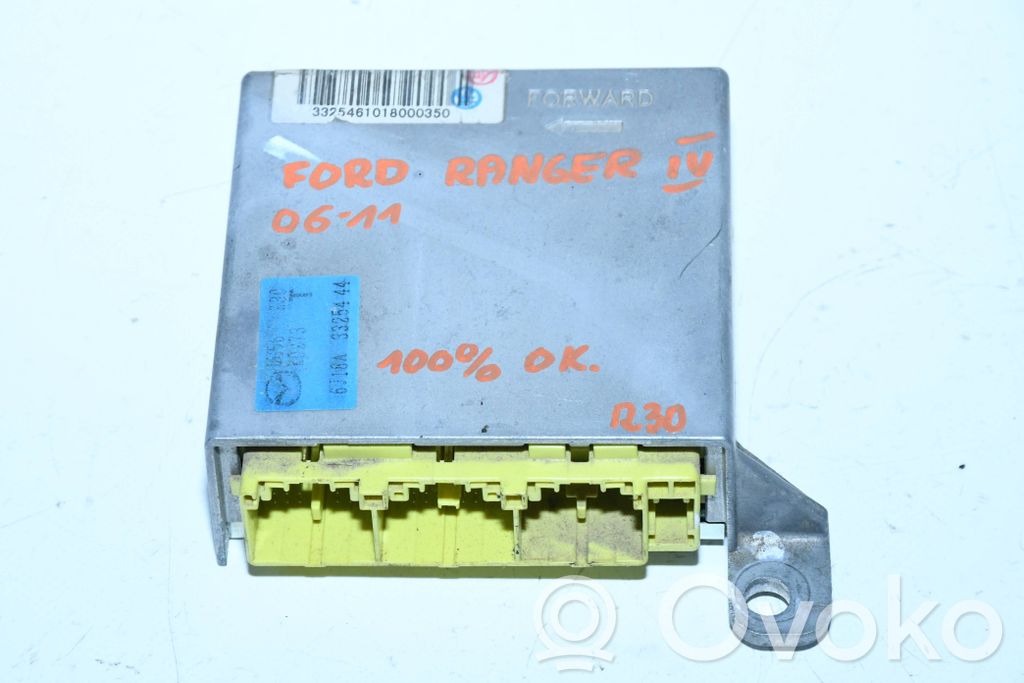 6J18A3325444 Ford Ranger Module de contrôle airbag, 89,41 € | OVOKO