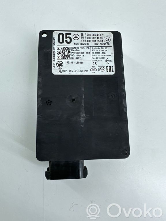 A0009054907 Mercedes-Benz GLC X253 C253 Capteur radar d'angle mort, 439 ...