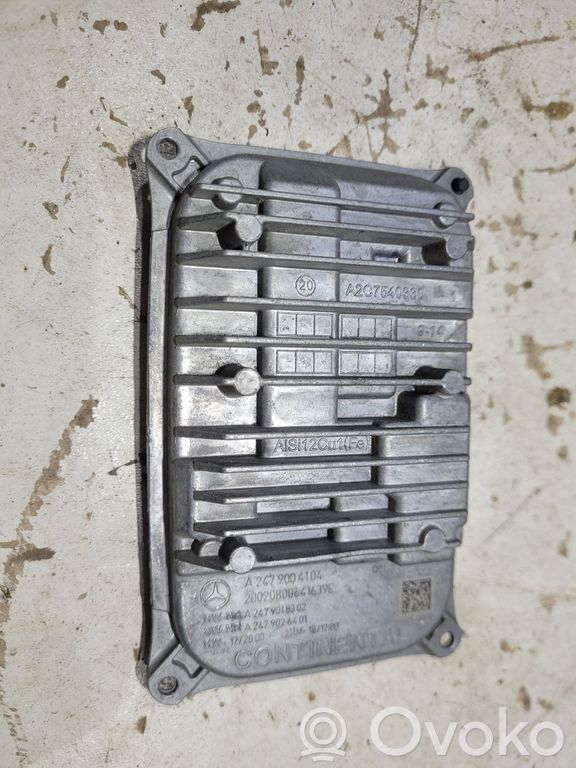 A2479004104 Mercedes-Benz GLC X253 C253 Module de contrôle de ballast ...