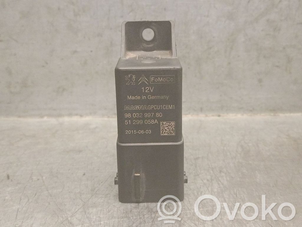 9803299780 Peugeot 5008 Glow plug pre-heat relay, €16.24 | RRR